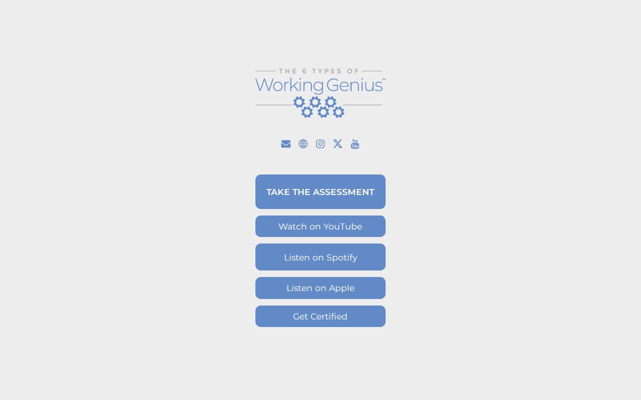 Working Genius - Podcast Links